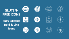 Gluten-Free Icons for PowerPoint and Google Slides - PPT Slides