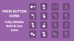 Press Button Icons for Google Slides and PowerPoint