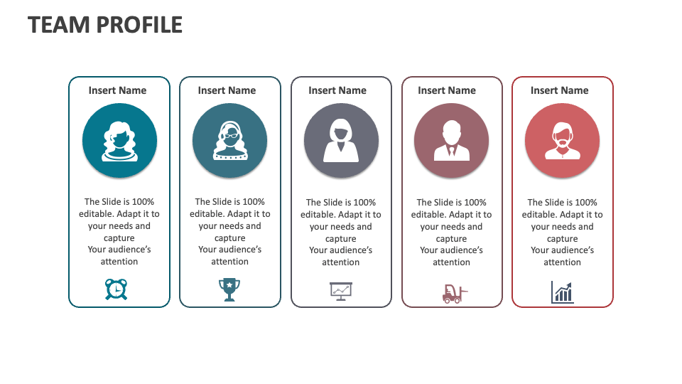 Team Profile Template for PowerPoint and Google Slides - PPT Slides