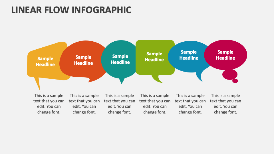 Linear Flow Infographic PowerPoint and Google Slides Template - PPT Slides