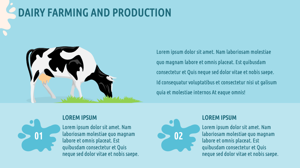 Free Dairy Theme for Google Slides and PowerPoint