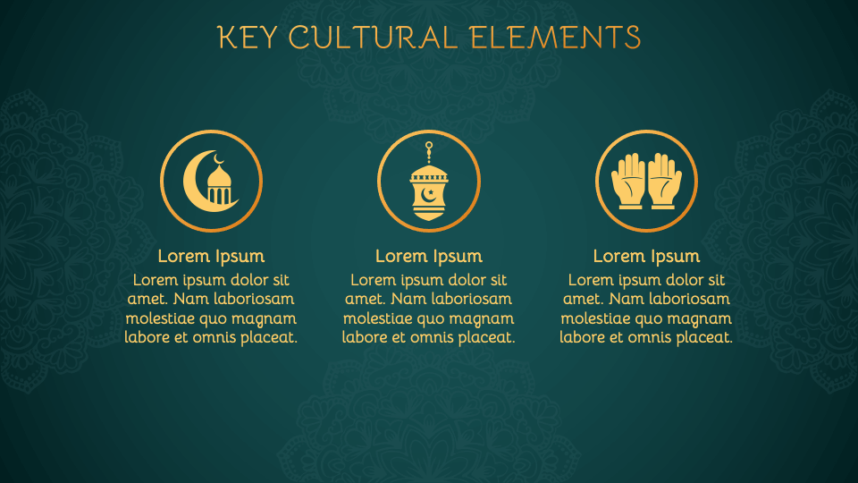 Free Arabic Culture Presentation Theme for Google Slides and PowerPoint
