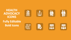 Health Advocacy Icons for Google Slides and PowerPoint
