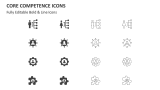 Core Competence Icons for Google Slides and PowerPoint