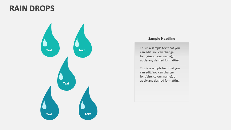 Rain Drops Template for PowerPoint and Google Slides - PPT Slides