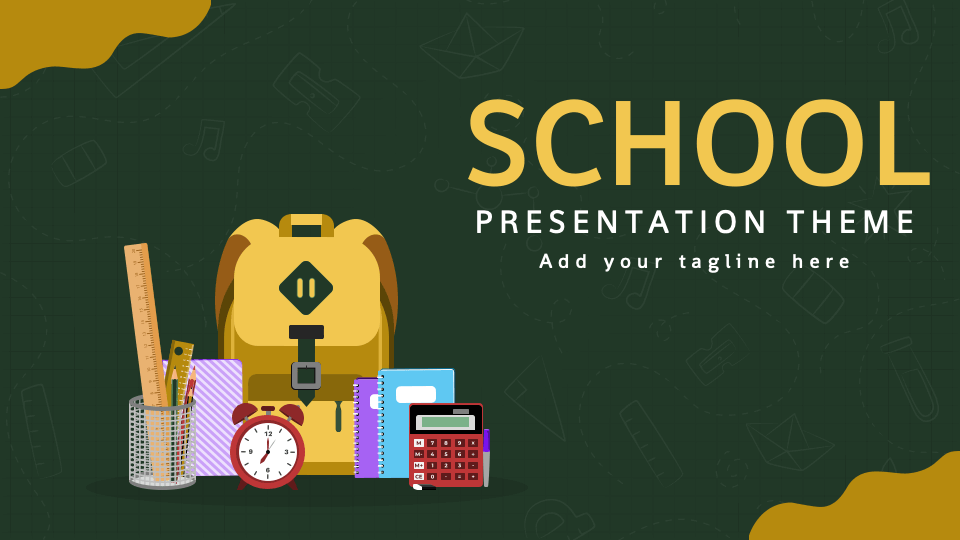 Free School Presentation Theme for Google Slides and PowerPoint