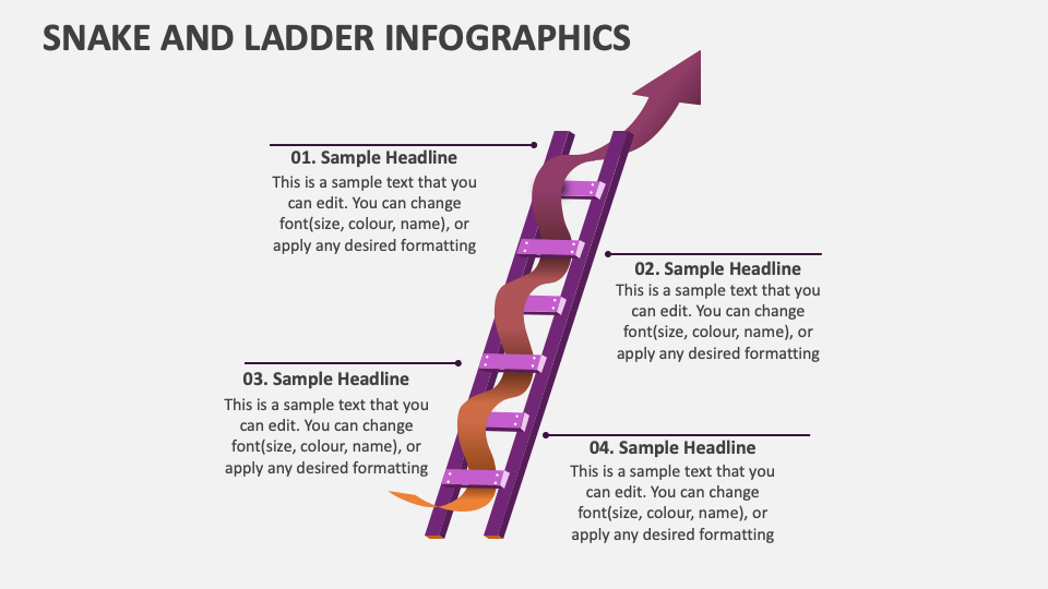 Snake and Ladder Infographics for PowerPoint and Google Slides - PPT Slides