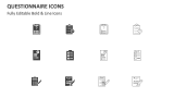 Questionnaire Icons for Google Slides and PowerPoint