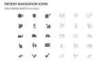 Patient Navigation Icons for Google Slides and PowerPoint