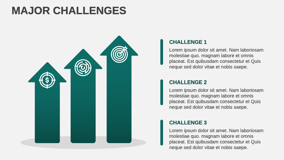 Major Challenges Template for Google Slides and PowerPoint - PPT Slides