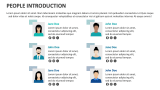 People Introduction Template for Google Slides and PowerPoint - PPT Slides