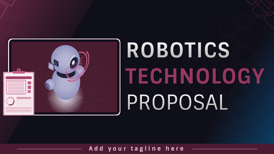 Robotics Technology Proposal Template for Google Slides and PowerPoint