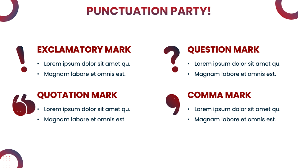 Free - Grammar Lesson Template for Google Slides and PowerPoint - PPT ...