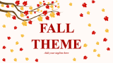 Fall Theme for PowerPoint and Google Slides - PPT Slides