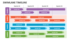 Swimlane Timeline PowerPoint and Google Slides Template - PPT Slides