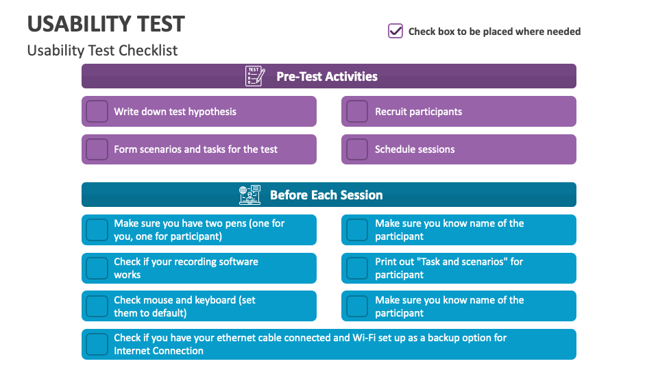 Usability Test PowerPoint and Google Slides Template - PPT Slides