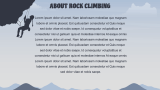 Free Rock Climbing Presentation Theme for Google Slides and PowerPoint