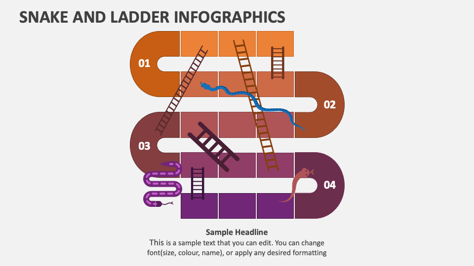Snake and Ladder Infographics for PowerPoint and Google Slides - PPT Slides