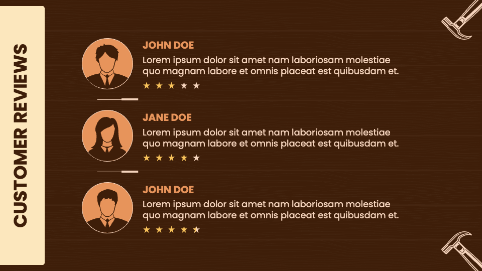 Free Carpentry Theme for Google Slides and PowerPoint