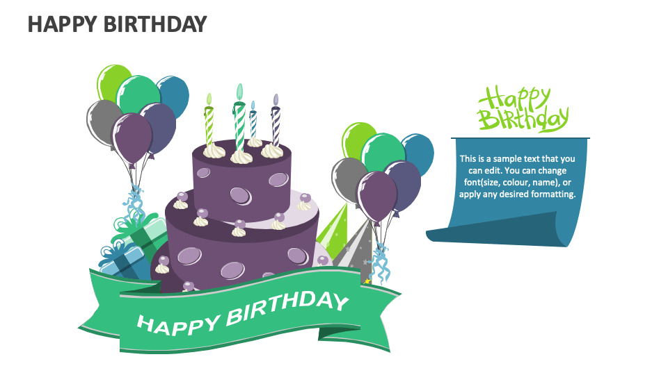 Happy Birthday Template for PowerPoint and Google Slides - PPT Slides