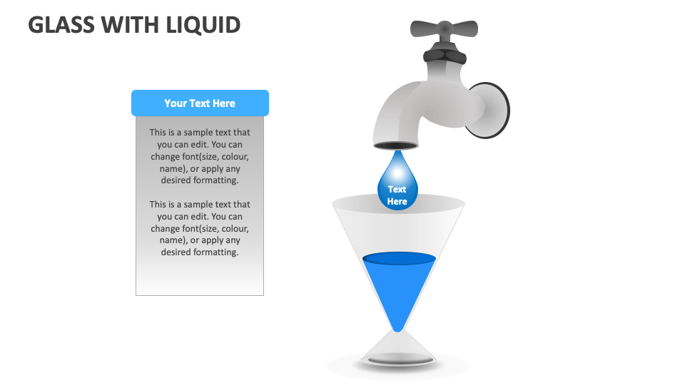 Glass with Liquid Template for PowerPoint and Google Slides - PPT Slides