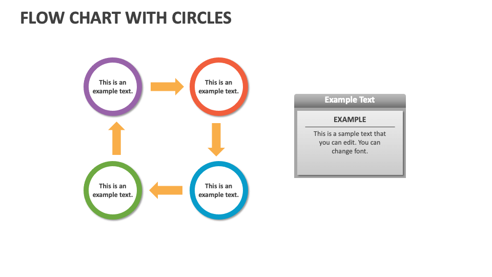 Flow Chart with Circles for PowerPoint and Google Slides - PPT Slides