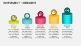 Investment Highlights PowerPoint and Google Slides Template - PPT Slides