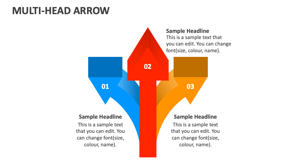 Multi-Head Arrow PowerPoint and Google Slides Template - PPT Slides
