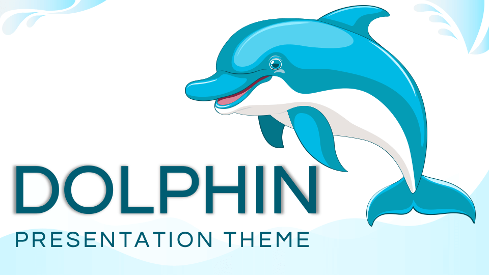 Free - Dolphin Presentation Template for Google Slides and PowerPoint ...