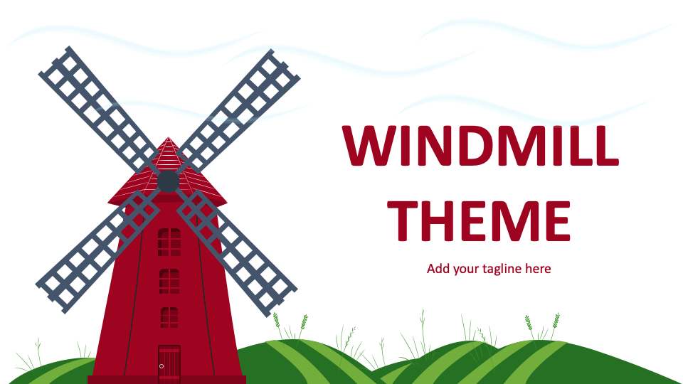 Windmill Presentation Theme for PowerPoint and Google Slides - PPT Slides