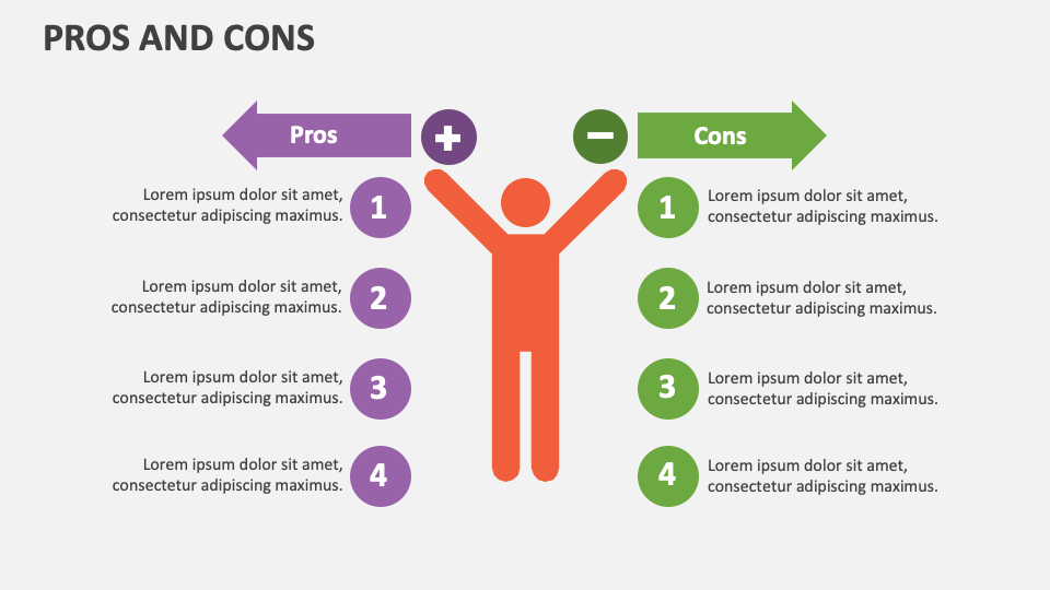 Pros and Cons Template for PowerPoint and Google Slides - PPT Slides