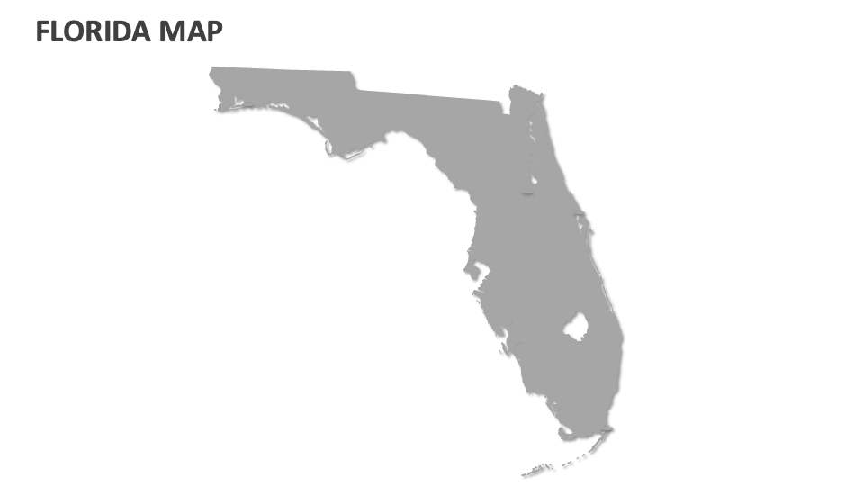 Florida Map for Google Slides and PowerPoint - PPT Slides