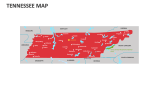 Tennessee Map for Google Slides and PowerPoint - PPT Slides
