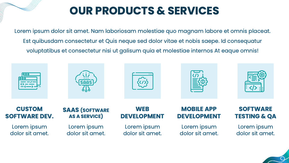 Software Company Business Plan Template for Google Slides and ...