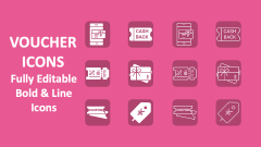 Voucher Icons for PowerPoint and Google Slides - PPT Slides