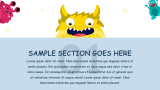 Free Cute Monsters Presentation Theme for Google Slides and PowerPoint