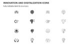 Innovation and Digitalization Icons for Google Slides and PowerPoint