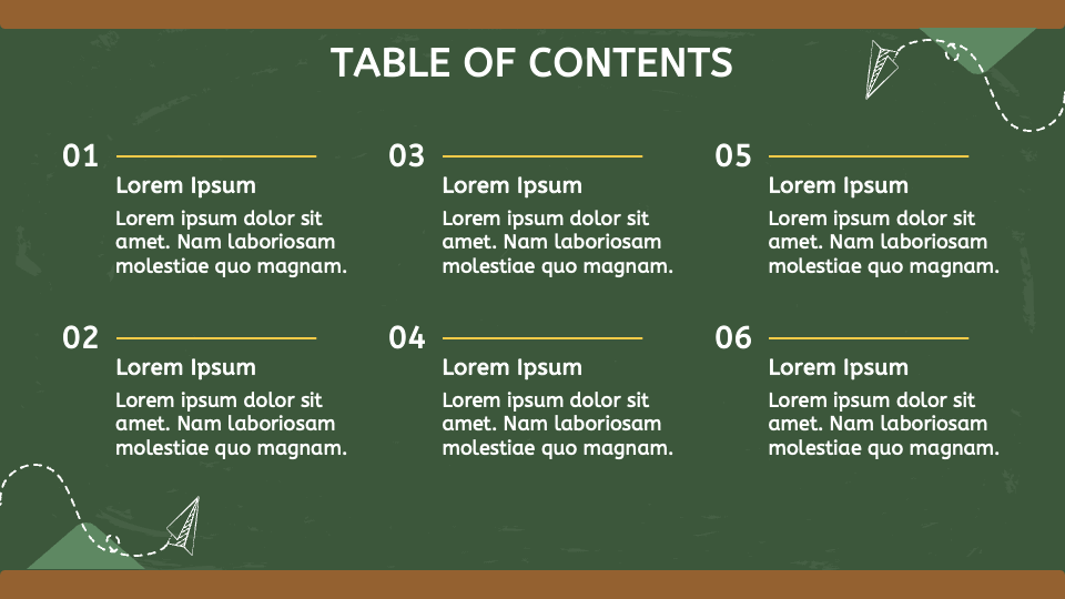 Free Chalkboard Theme for Google Slides and PowerPoint