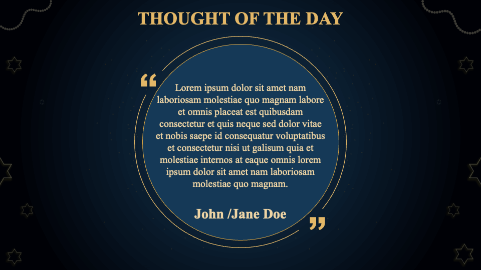 Free Jewish Theme for Google Slides and PowerPoint