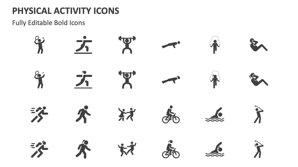 Physical Activity Icons for PowerPoint and Google Slides - PPT Slides
