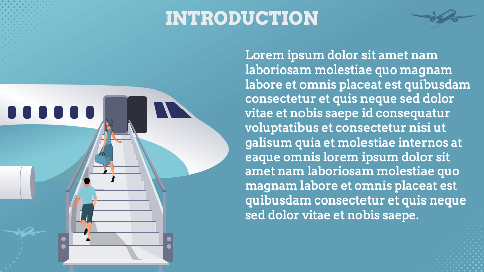 Free Aviation Presentation Theme for Google Slides and PowerPoint