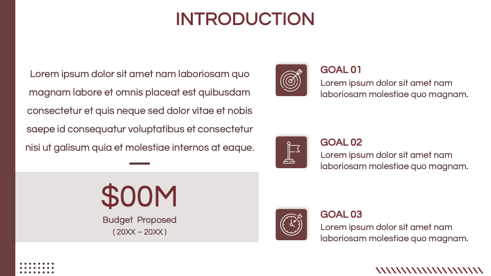 Budget Proposal Template for Google Slides and PowerPoint - PPT Slides