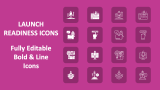 Launch Readiness Icons for Google Slides and PowerPoint