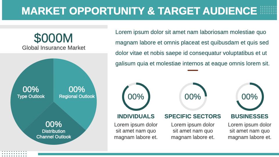 Insurance Company Pitch Deck for Google Slides and PowerPoint - PPT Slides