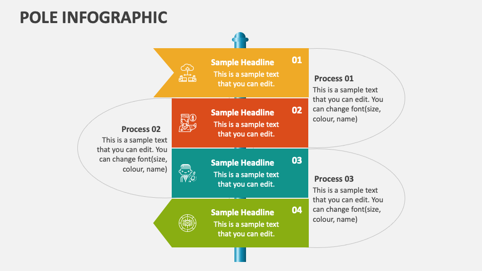 Pole Infographic PowerPoint and Google Slides Template - PPT Slides