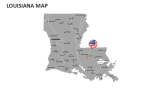 Louisiana Map for Google Slides and PowerPoint - PPT Slides