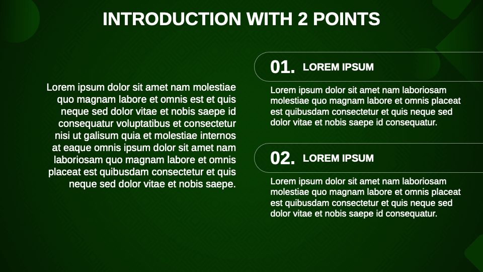 Free Green Texture Background Presentation for Google Slides and PowerPoint
