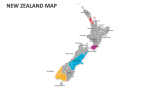 New Zealand Map for Google Slides and PowerPoint - PPT Slides