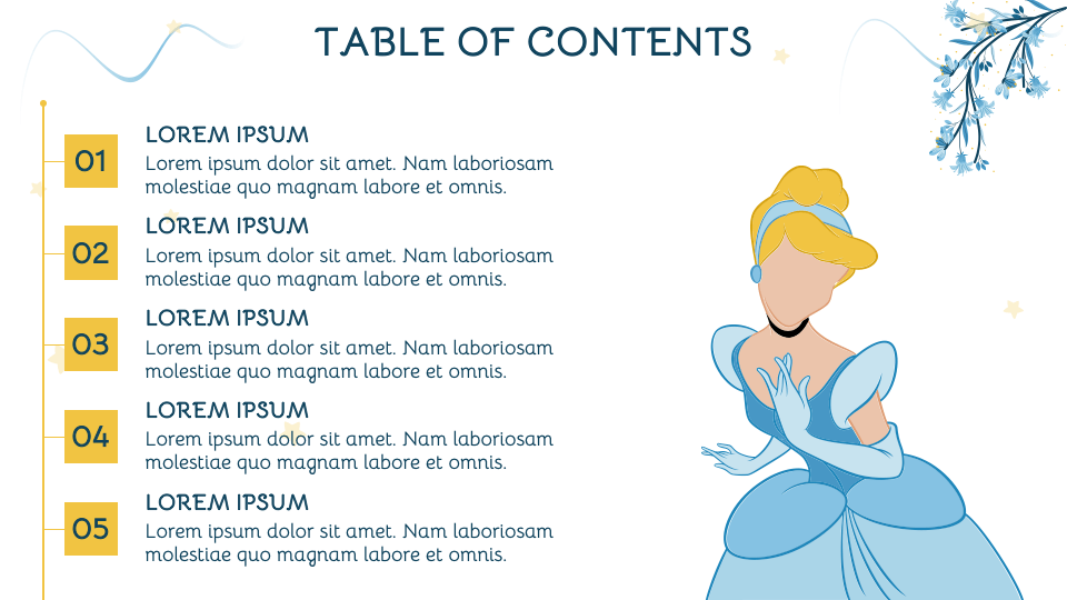 Free Cinderella Presentation Theme for Google Slides and PowerPoint