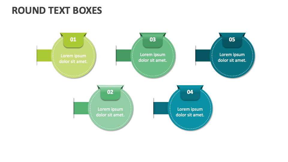 Round Text Boxes Template for PowerPoint and Google Slides - PPT Slides
